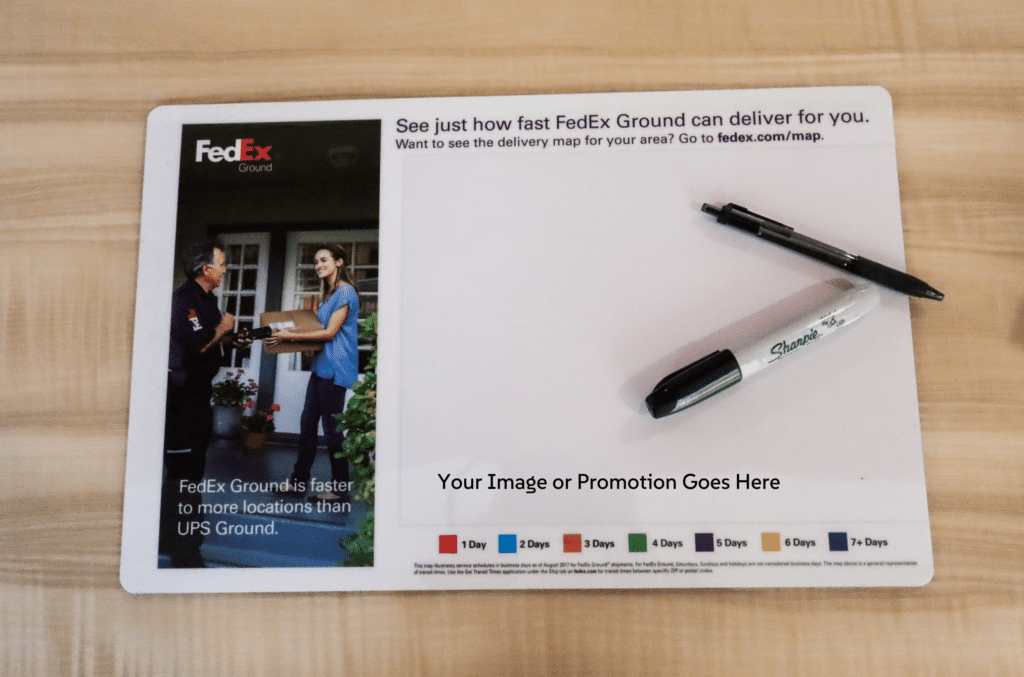 Window Lift Top Custom Retail Counter Mats | Countermats.net